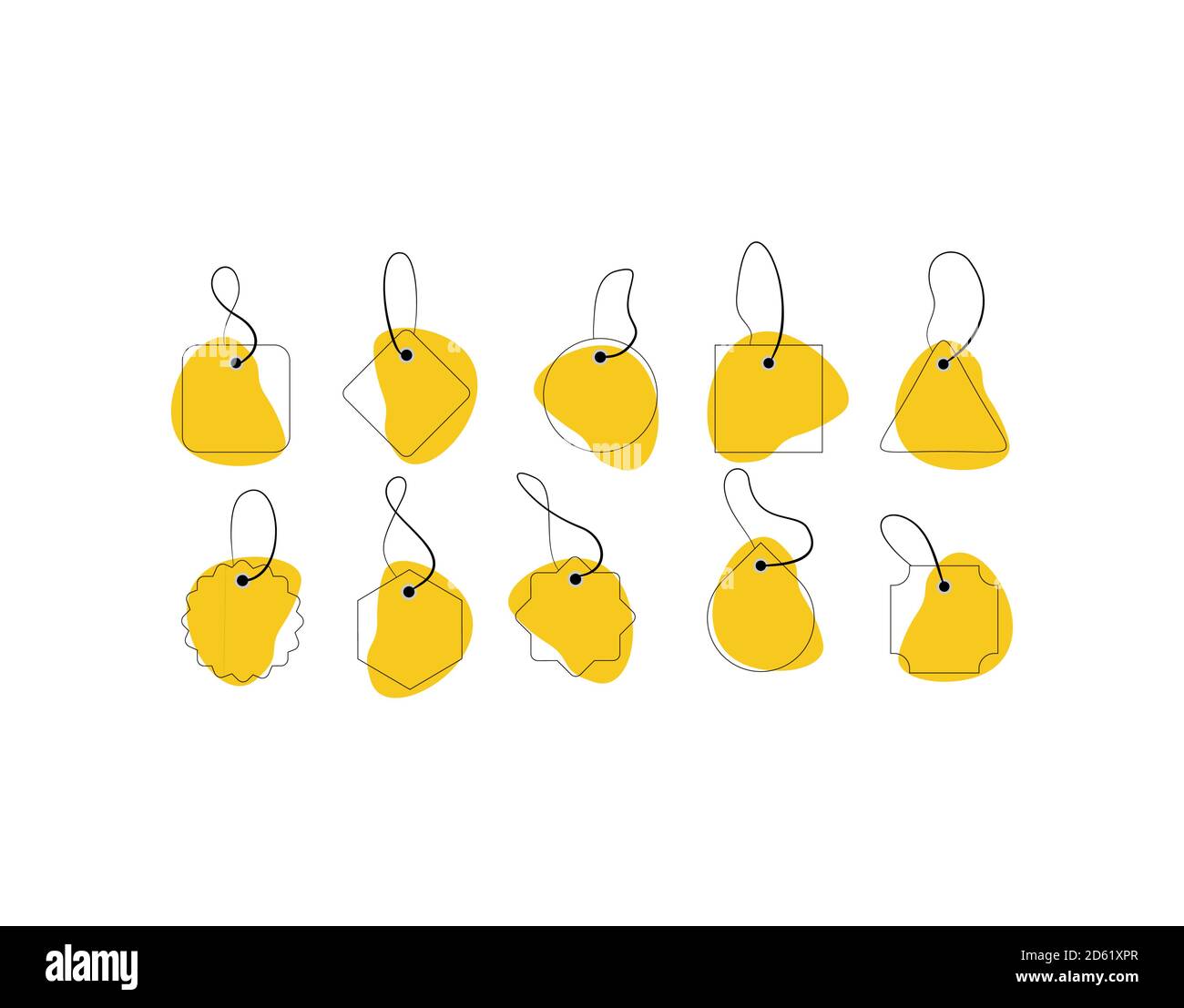 Label Flat Icon on white background in vector illustration Stock Vector ...