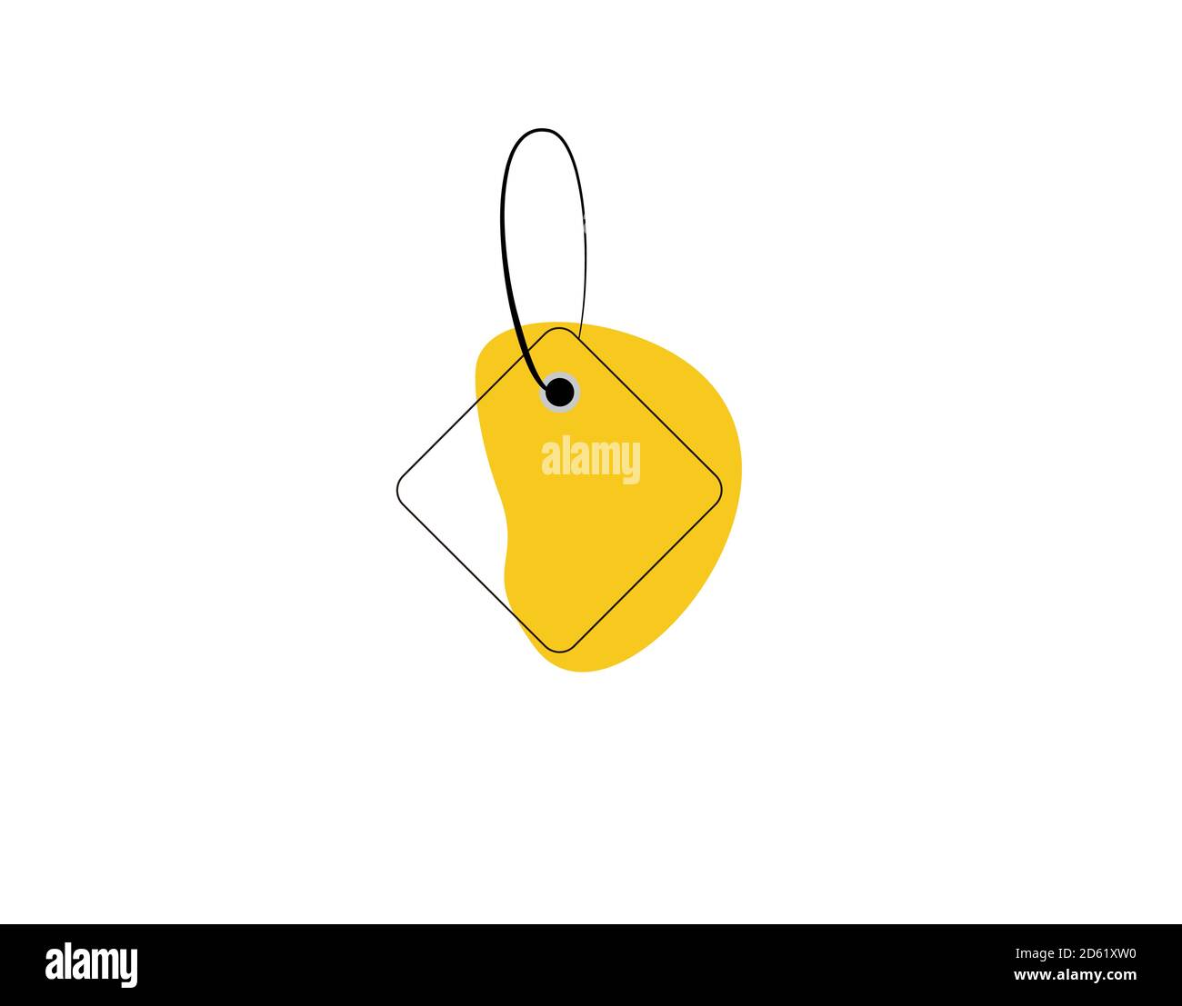 Label Flat Icon on white background in vector illustration Stock Vector ...