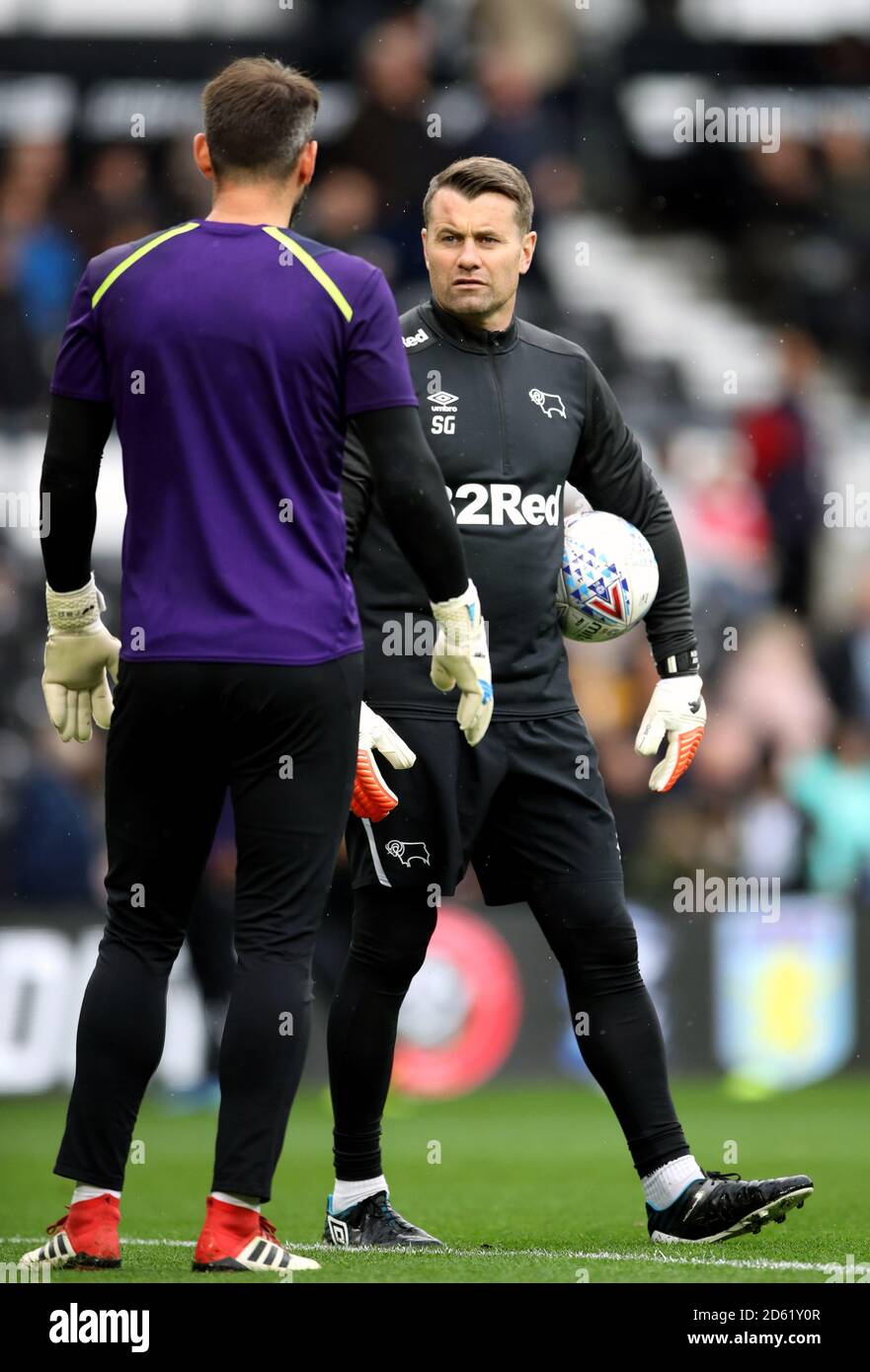 Derby County goalkeeping coach Shay Given Stock Photo - Alamy