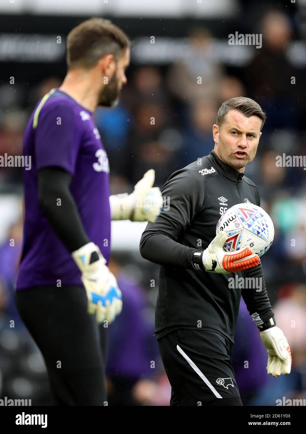 Derby County goalkeeping coach Shay Given Stock Photo - Alamy