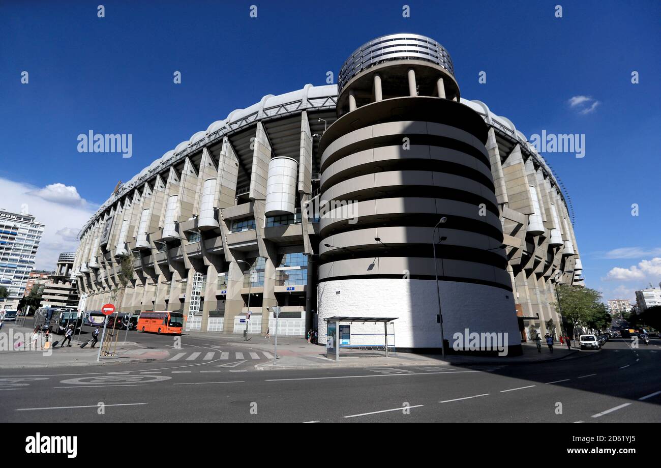 Stadium santiago bernabeu general view hi-res stock photography and ...