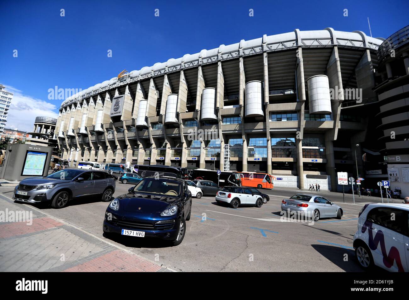Stadium santiago bernabeu general view hi-res stock photography and ...