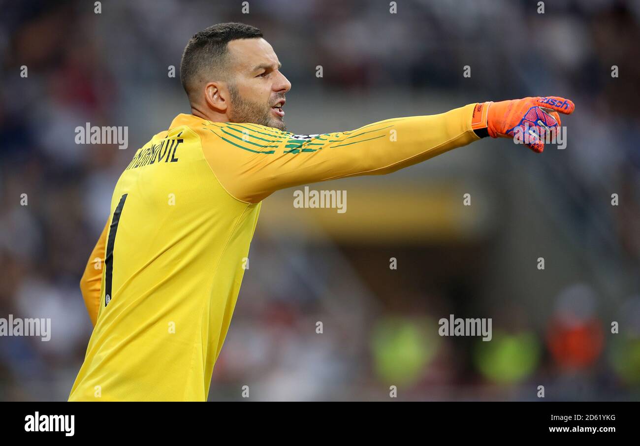 Inter Milan goalkeeper Samir Handanovic Stock Photo - Alamy