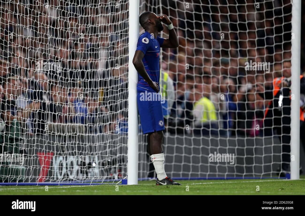 Chelsea's Antonio Rudiger at full time Stock Photo - Alamy