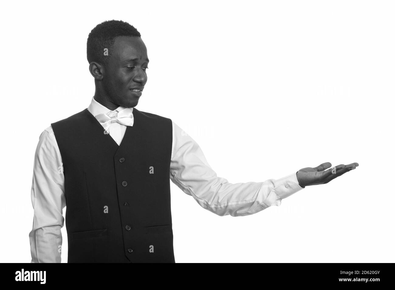 African waiter Black and White Stock Photos & Images - Alamy