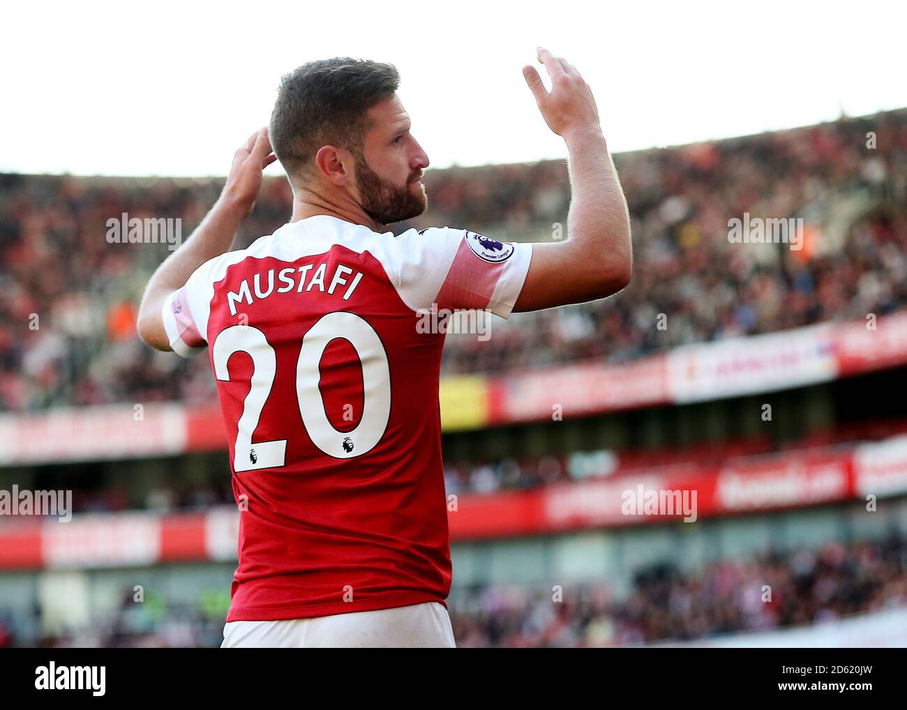 Arsenal's Shkodran Mustafi Stock Photo - Alamy