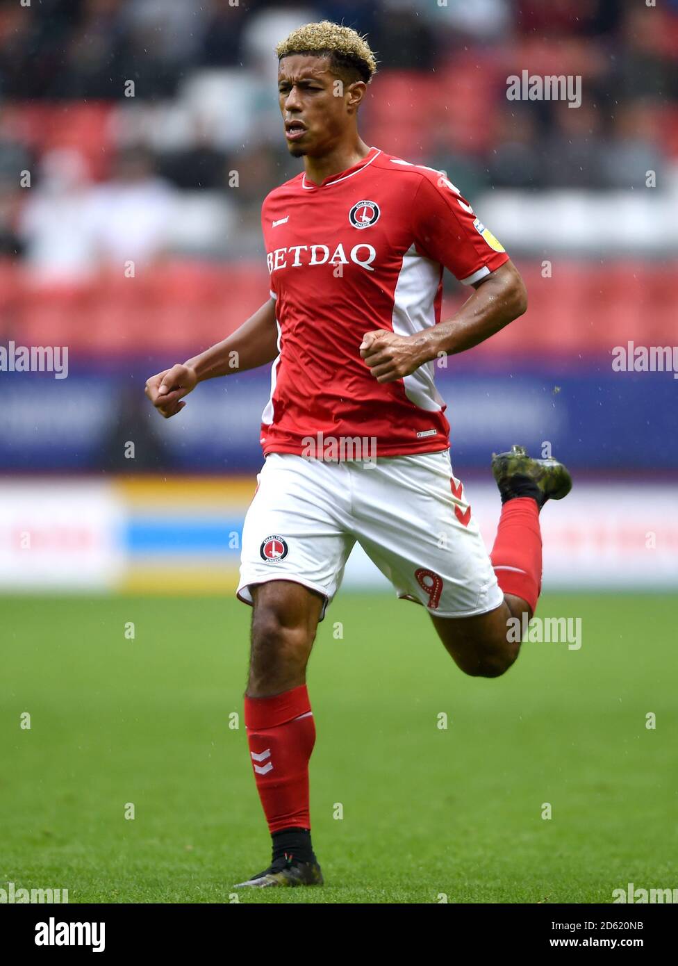 Charlton Athletic's Lyle Taylor Stock Photo - Alamy