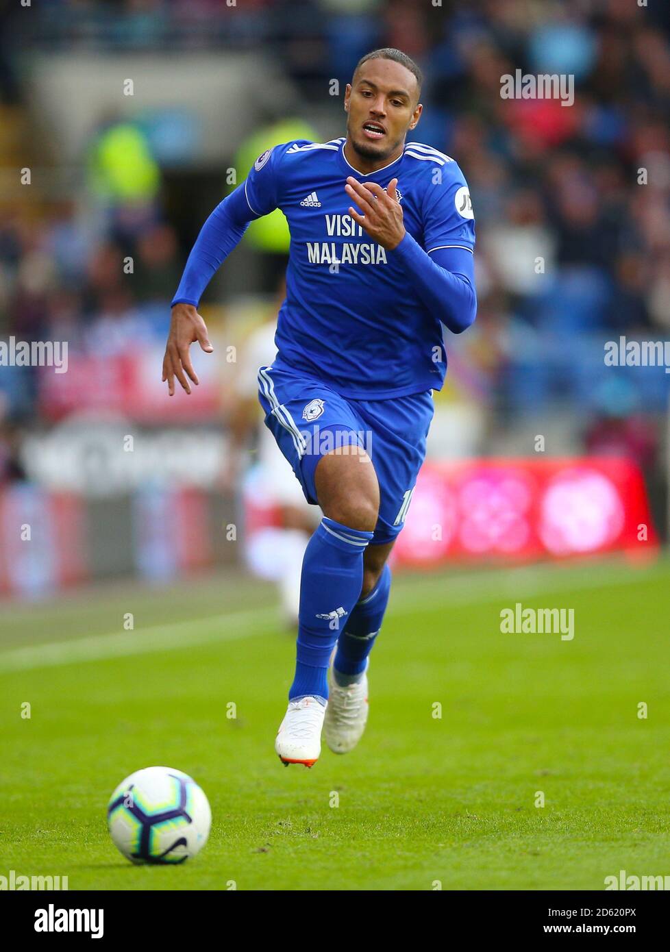 Cardiff City's Kenneth Zohore Stock Photo - Alamy