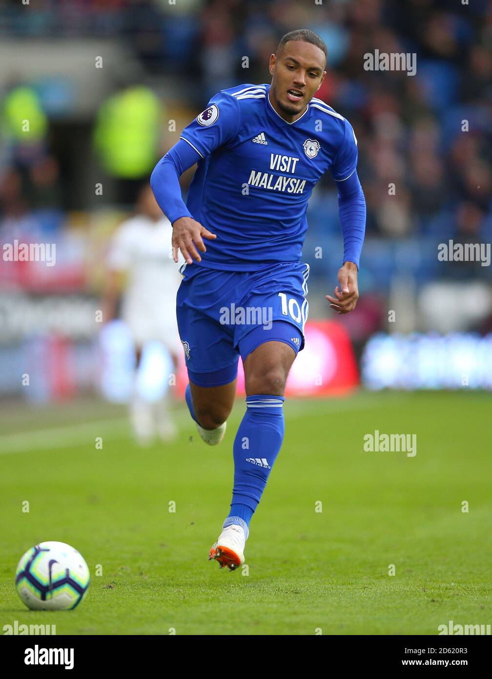 Cardiff City's Kenneth Zohore Stock Photo - Alamy