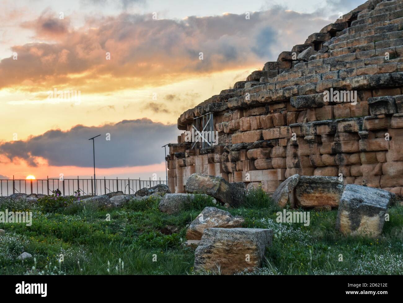 Royal mausoleum-temple of the Berber Numidian Kings near Batna city in ...