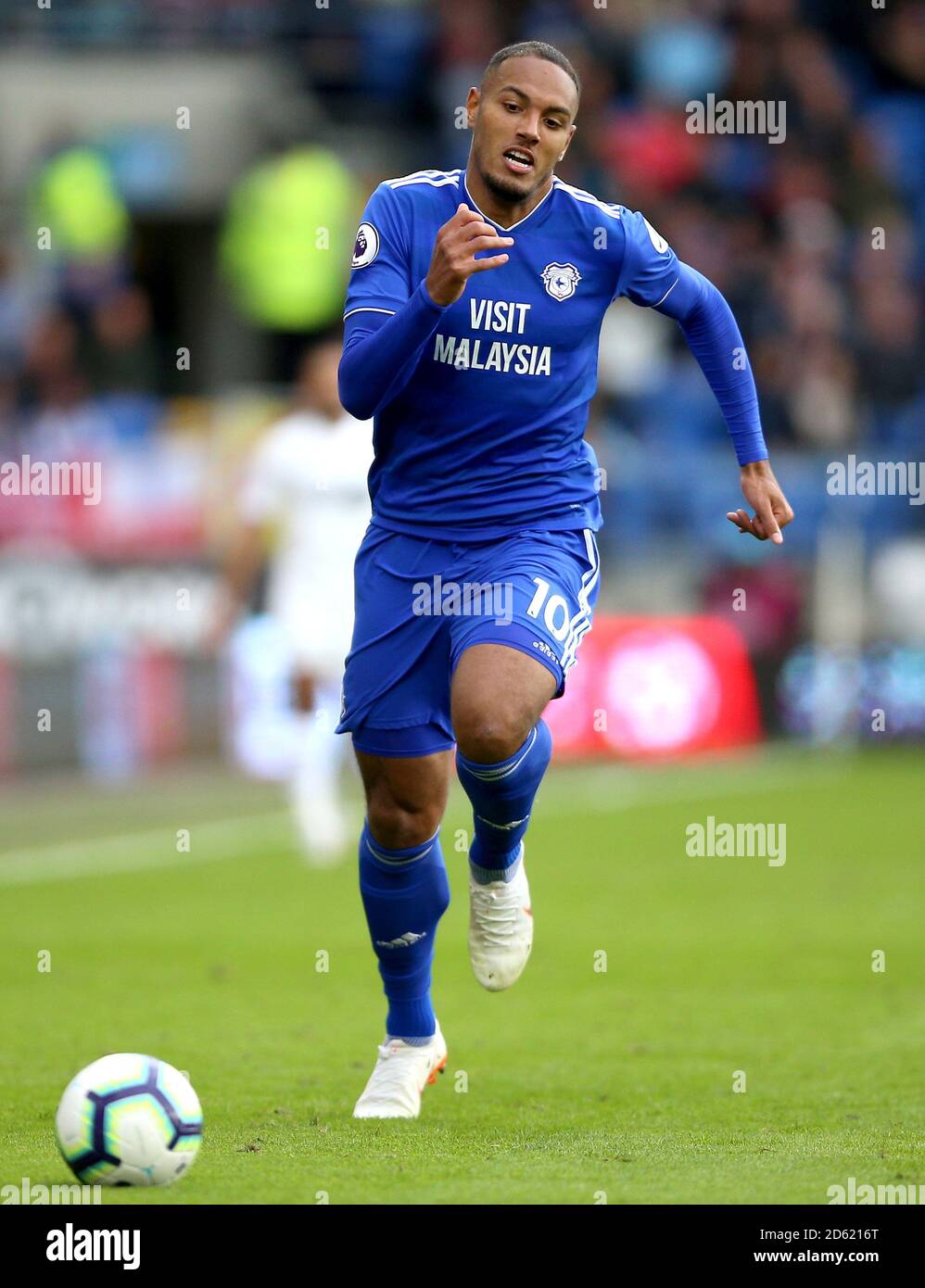 Cardiff City's Kenneth Zohore Stock Photo - Alamy