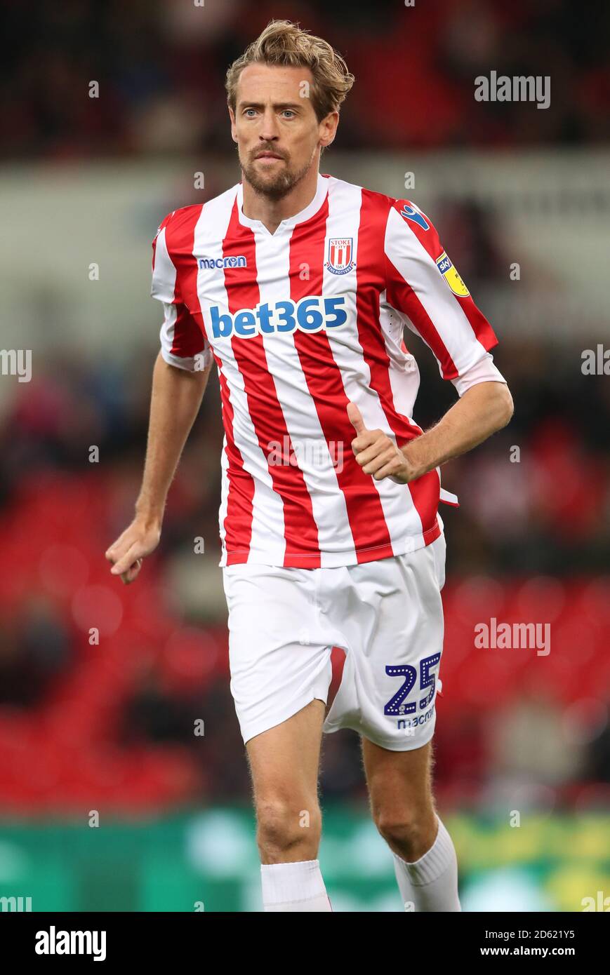 Stoke City's Peter Crouch Stock Photo - Alamy