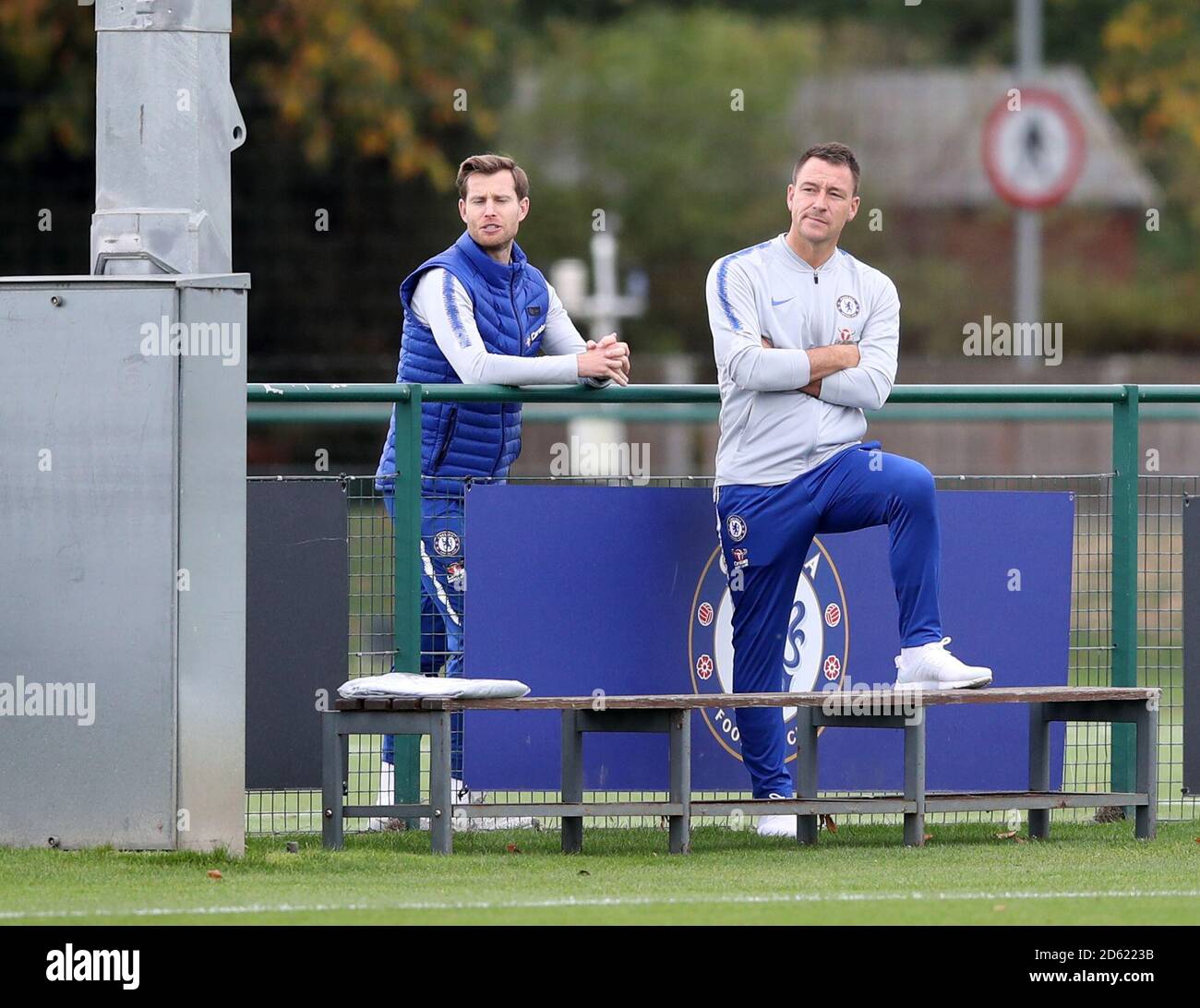 John Terry watches the match Stock Photo - Alamy