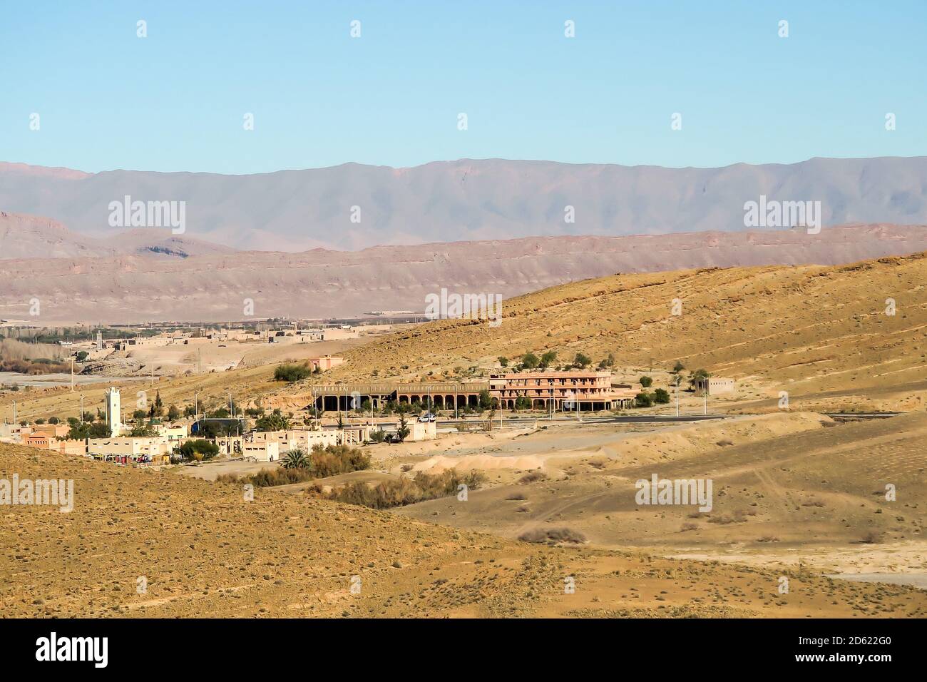 village in the desert, photo as background Stock Photo - Alamy