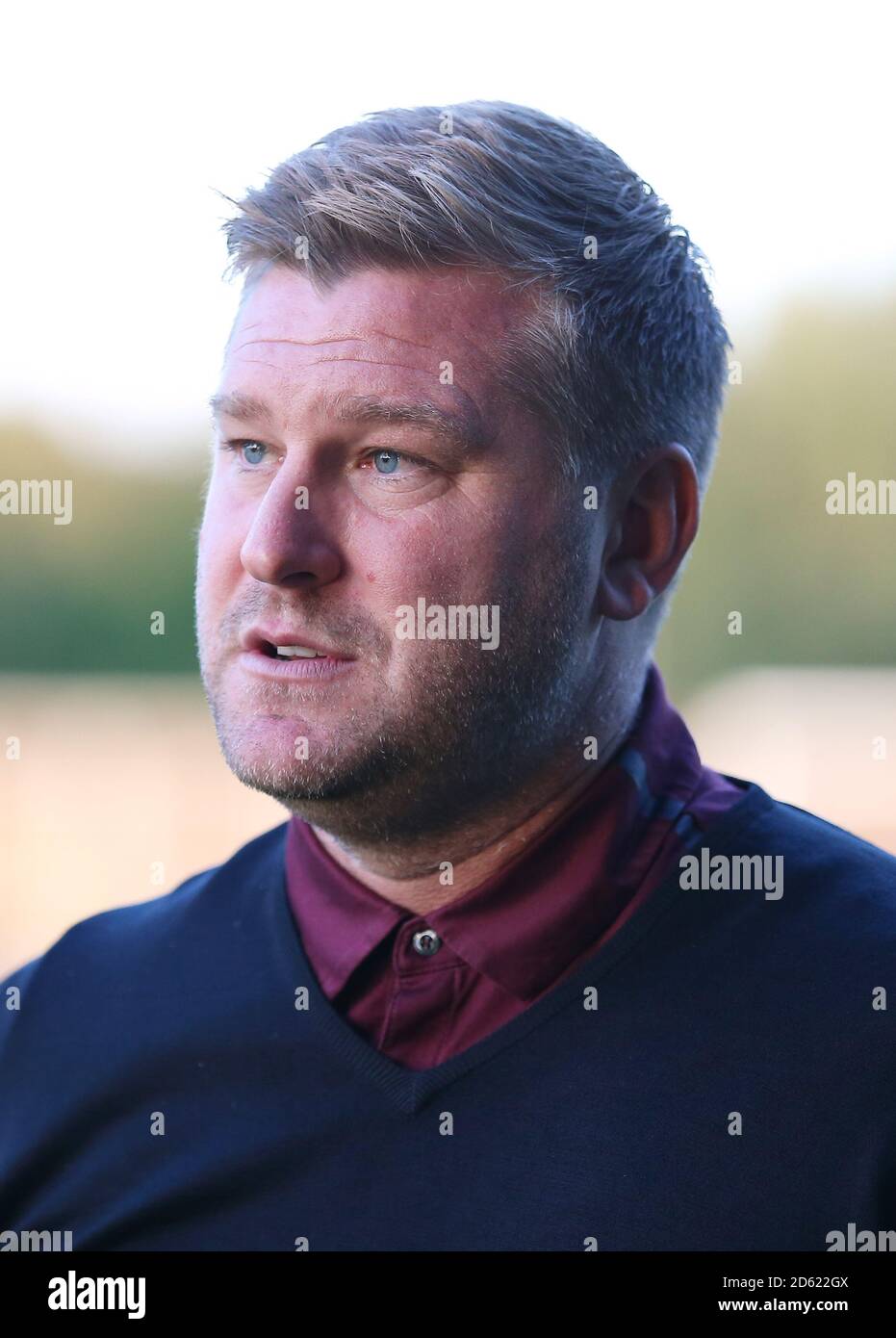 Oxford United Manager Karl Robinson Stock Photo - Alamy