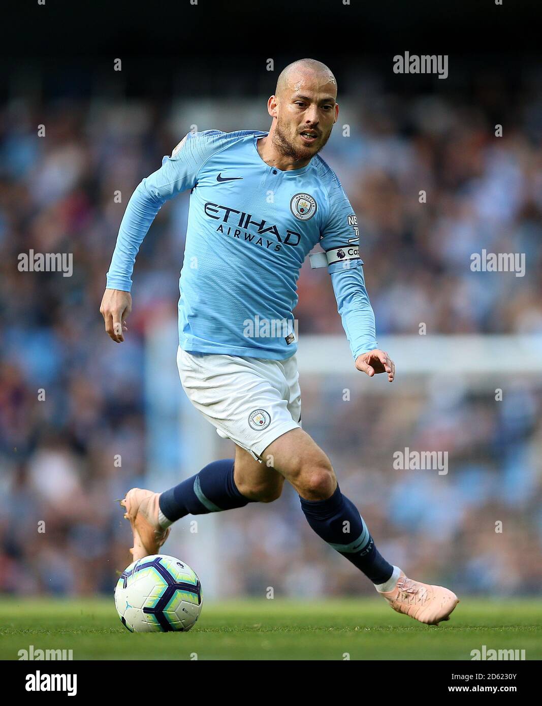 Manchester City's David Silva Stock Photo - Alamy