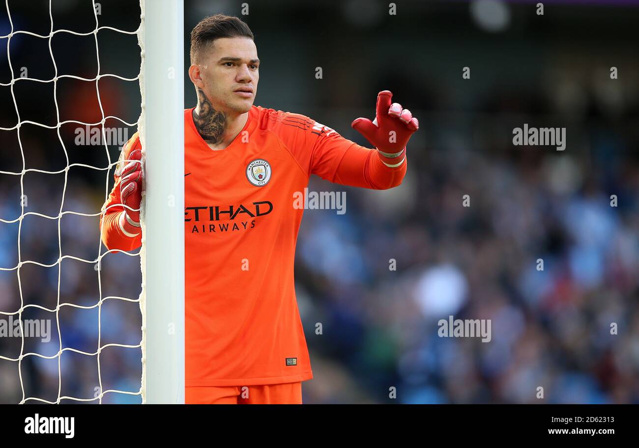 Manchester City goalkeeper Ederson Stock Photo - Alamy
