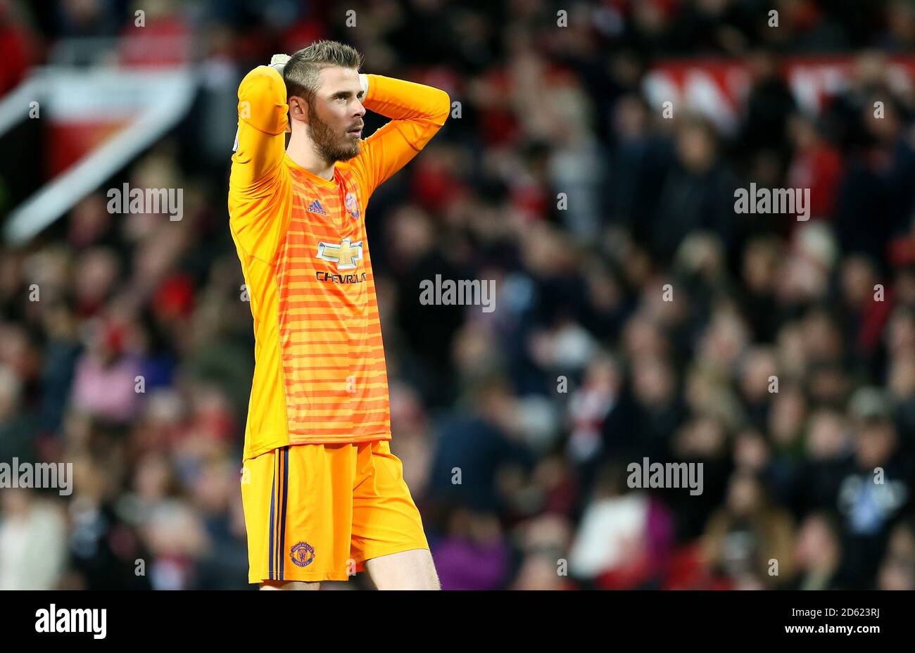 Manchester United goalkeeper David de Gea Stock Photo - Alamy