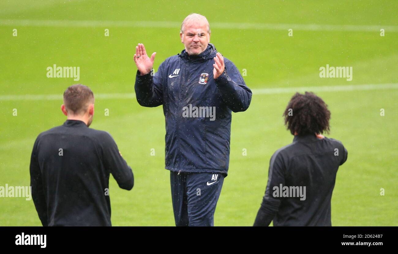 Coventry City Assistant Manager Adi Viveash Stock Photo - Alamy