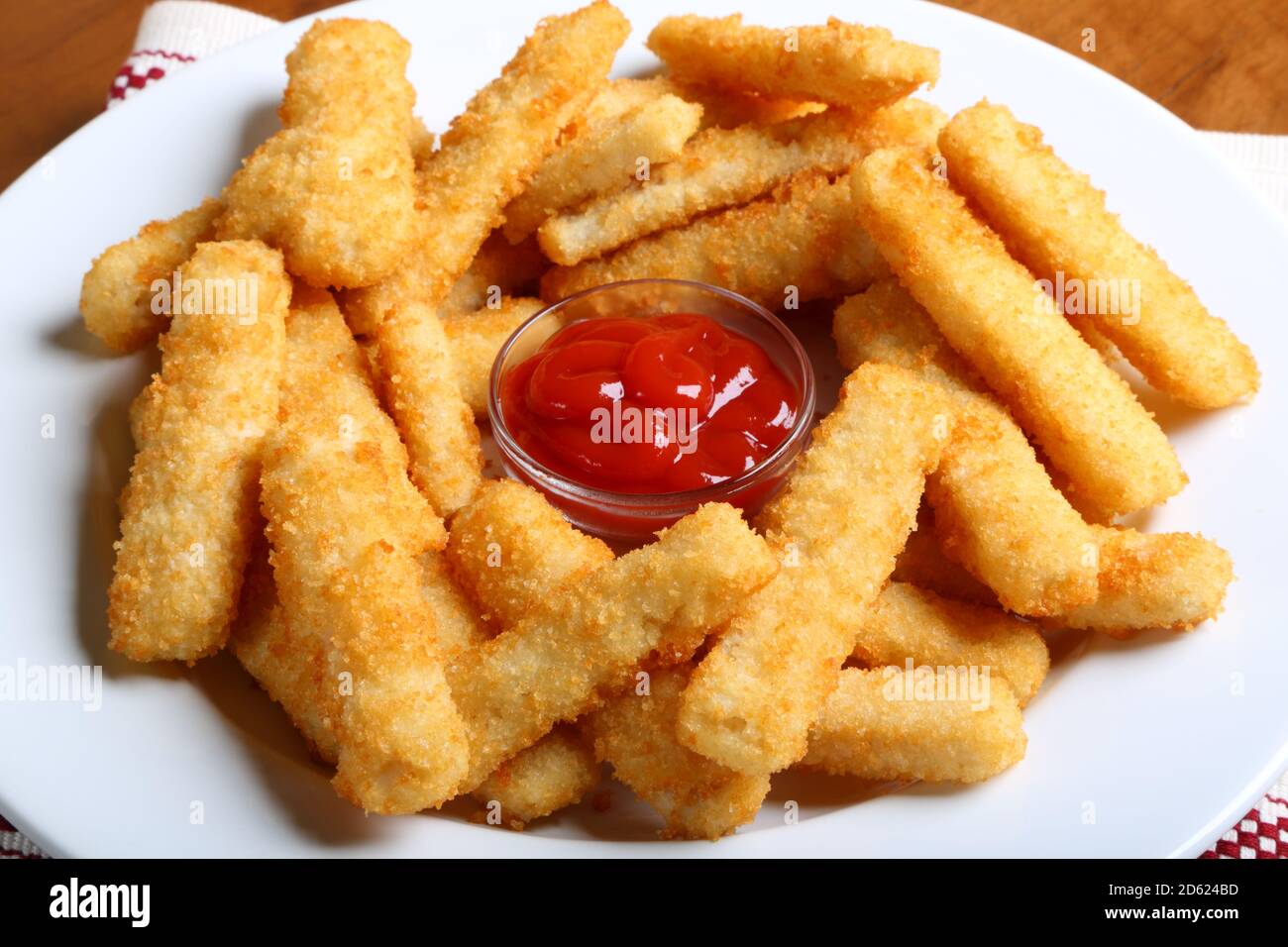 Fish fingers and chips hi-res stock photography and images - Alamy