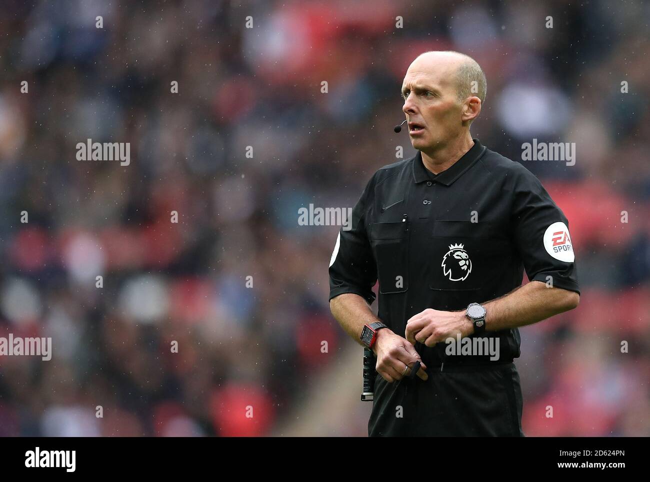 Match referee Mike Dean Stock Photo - Alamy