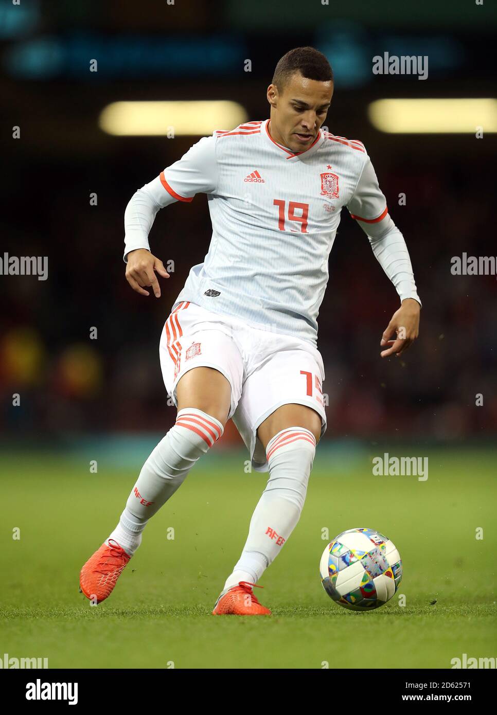 Spain's Rodrigo in action Stock Photo - Alamy