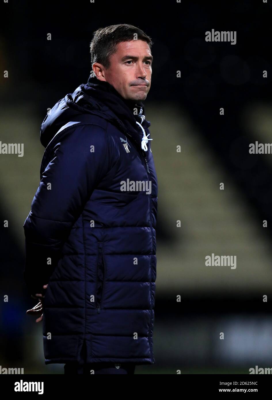 Notts County's manager Harry Kewell Stock Photo - Alamy