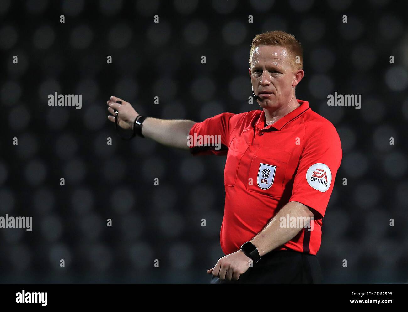 Match referee Alan Young Stock Photo - Alamy