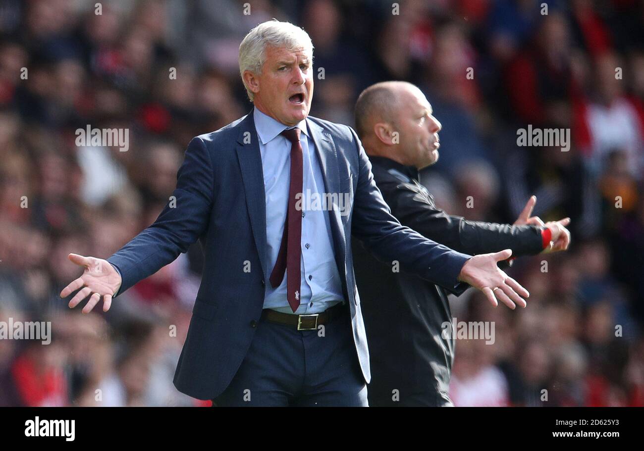 Southampton manager Mark Hughes Stock Photo - Alamy