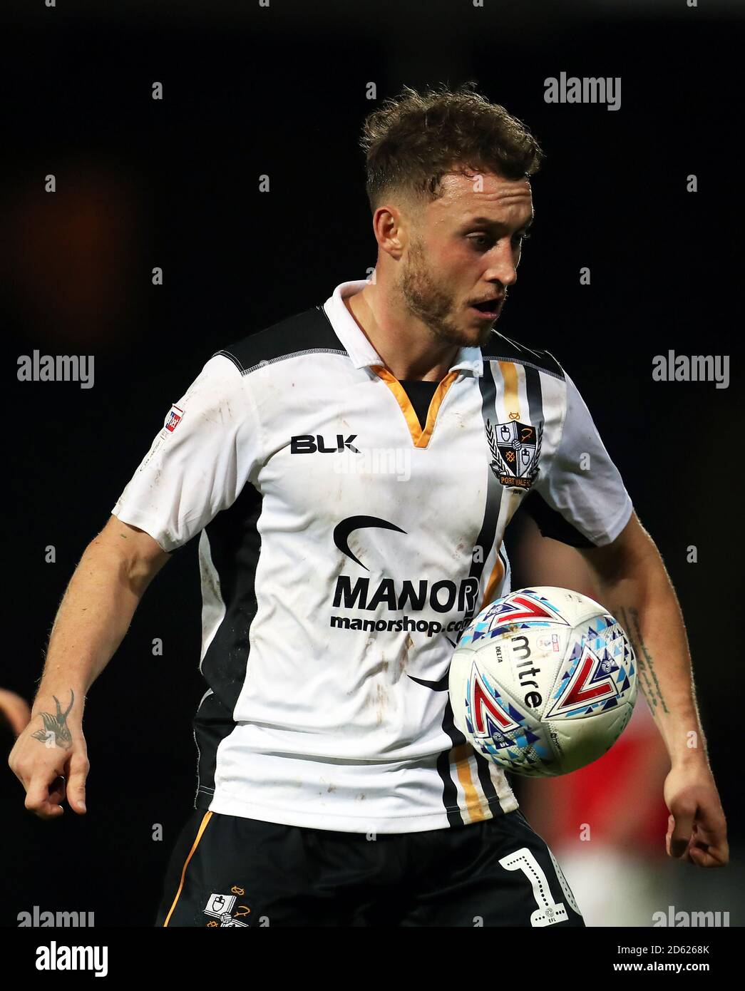 Port Vale's Ricky Miller Stock Photo - Alamy