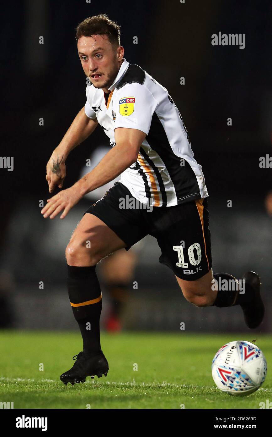 Port Vale's Ricky Miller Stock Photo - Alamy