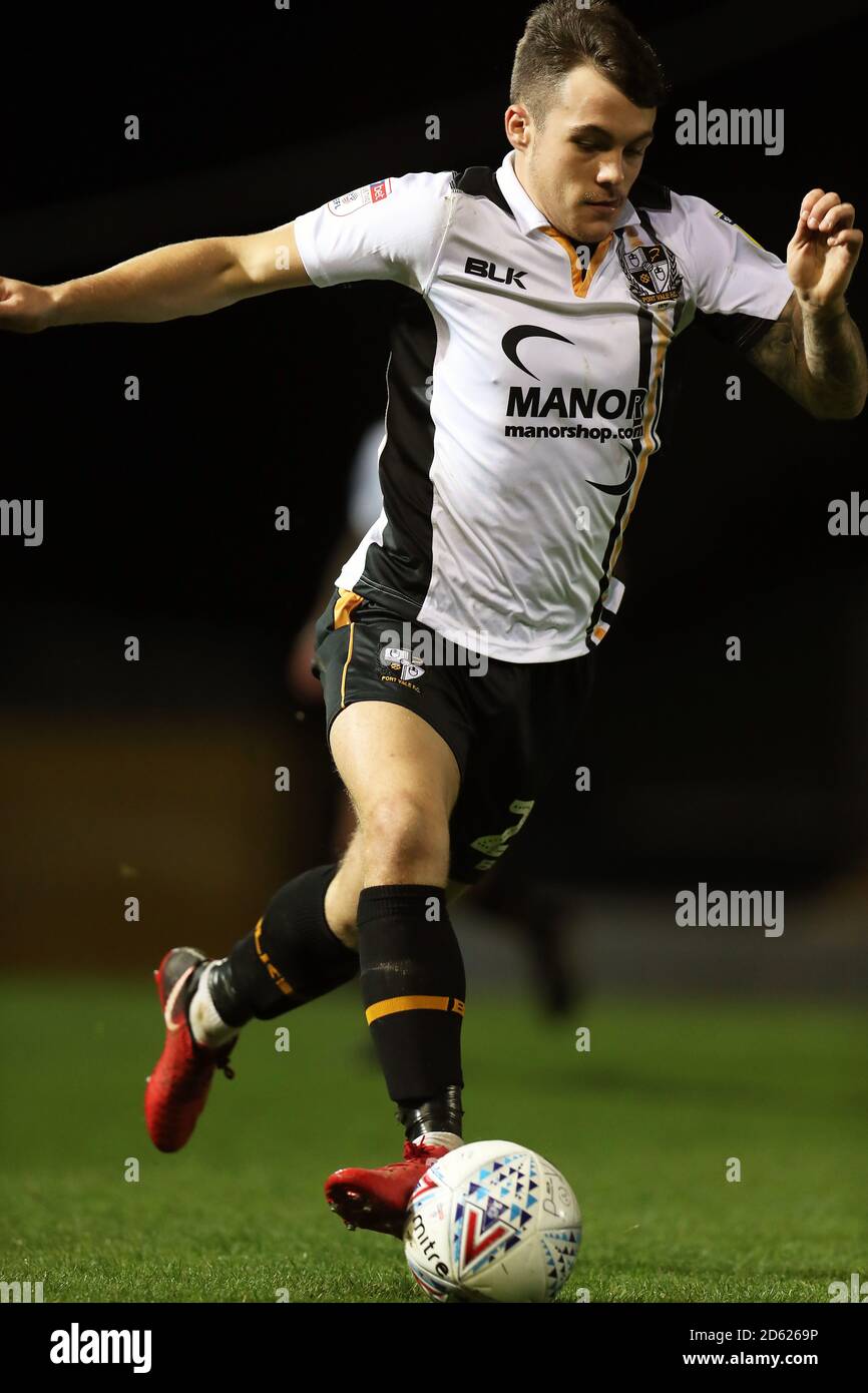 Port Vale's Mitchell Clark Stock Photo - Alamy