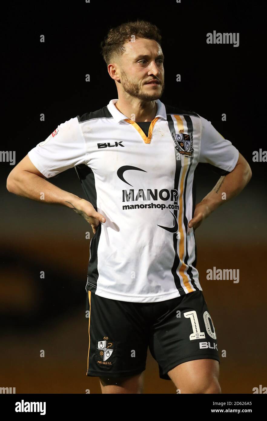 Port Vale's Ricky Miller Stock Photo - Alamy
