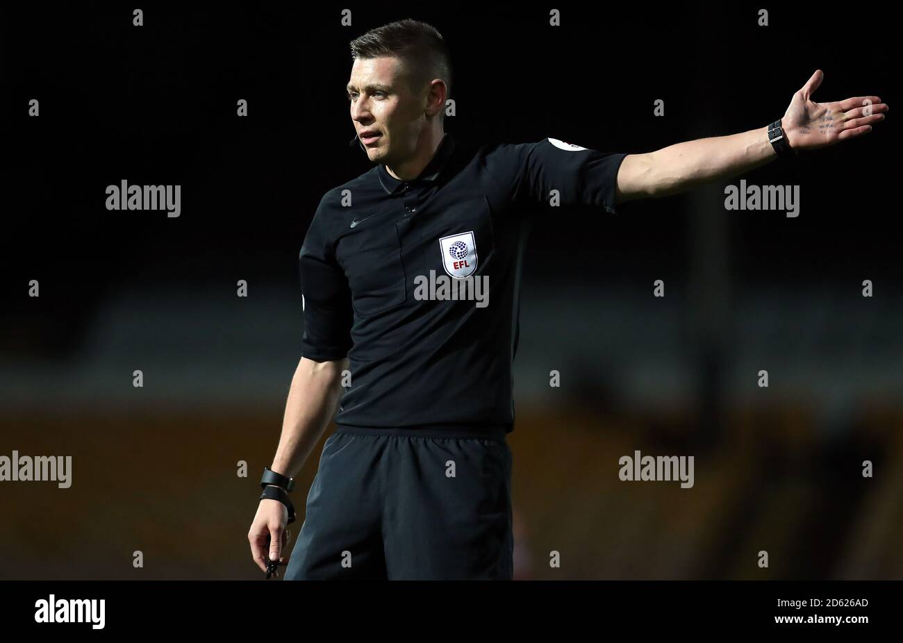 Referee Matthew Donohue Stock Photo - Alamy