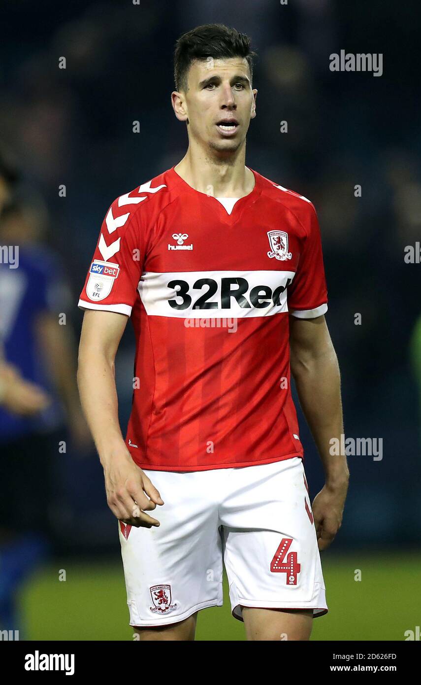Middlesbrough's Daniel Ayala after the final whistle Stock Photo - Alamy