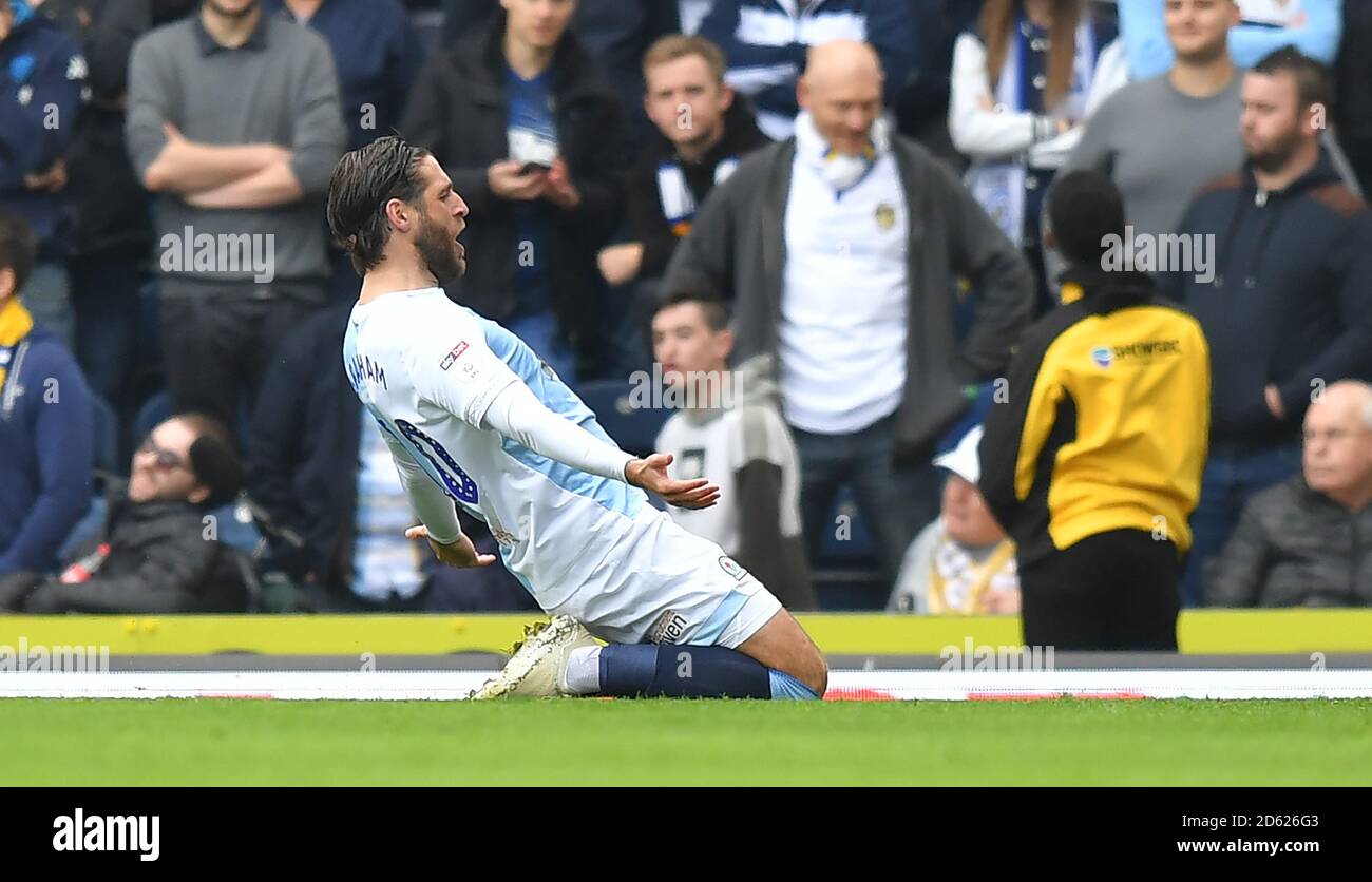 Blackburn rovers danny graham celebrates scoring hi-res stock ...