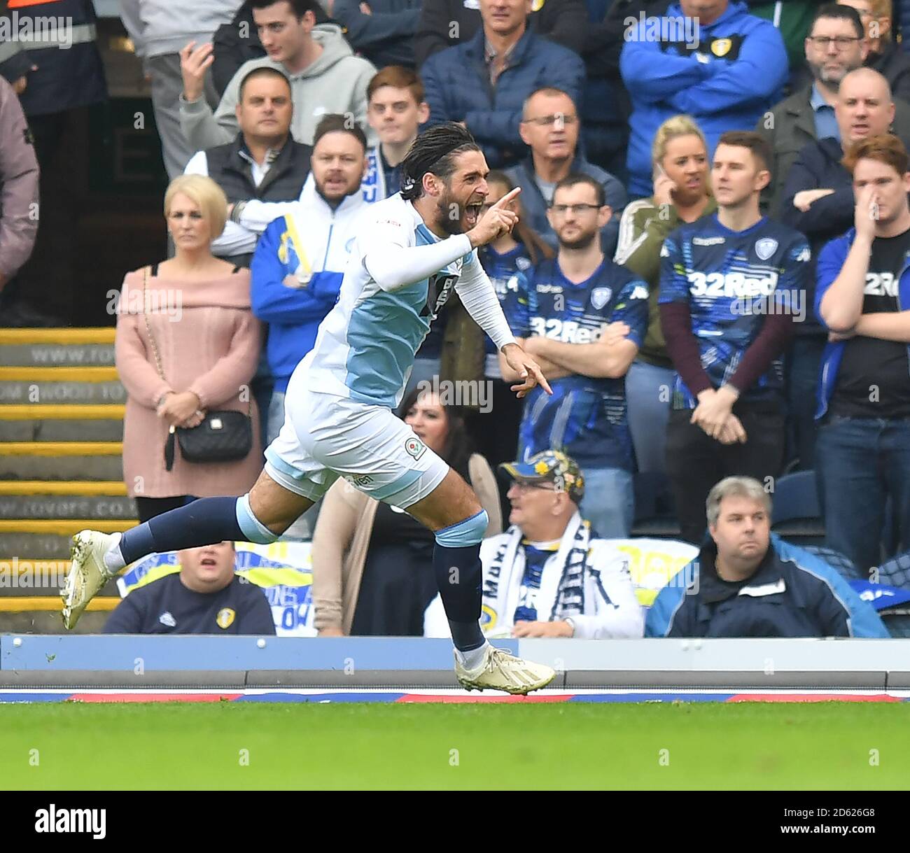 Blackburn Rovers' Danny Graham celebrates scoring his team's opening ...