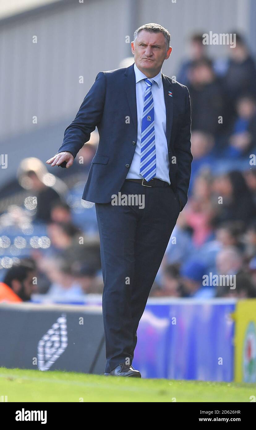Blackburn Rovers' Manager Tony Mowbray Stock Photo - Alamy