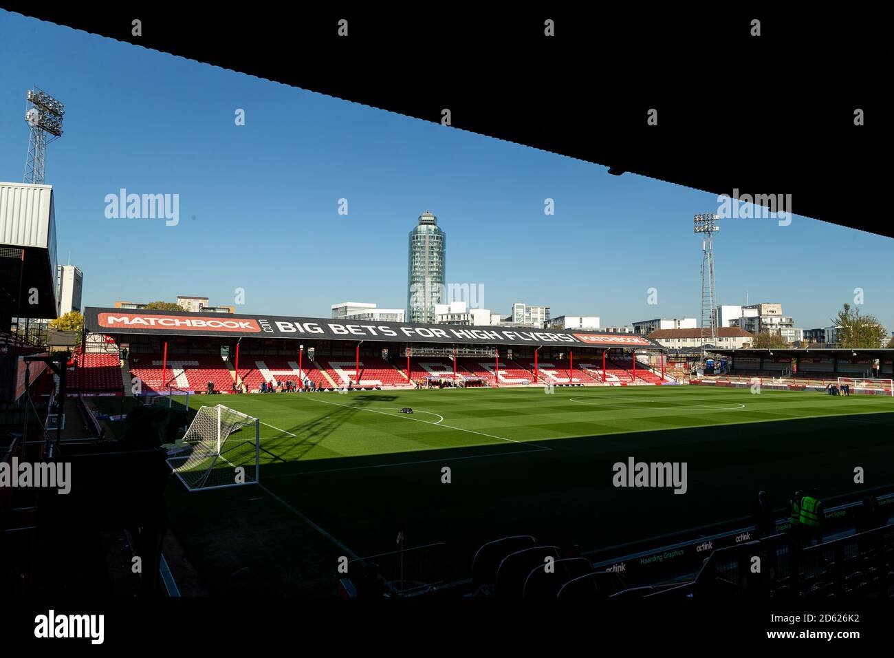 General View of Griffin Park Stock Photo - Alamy