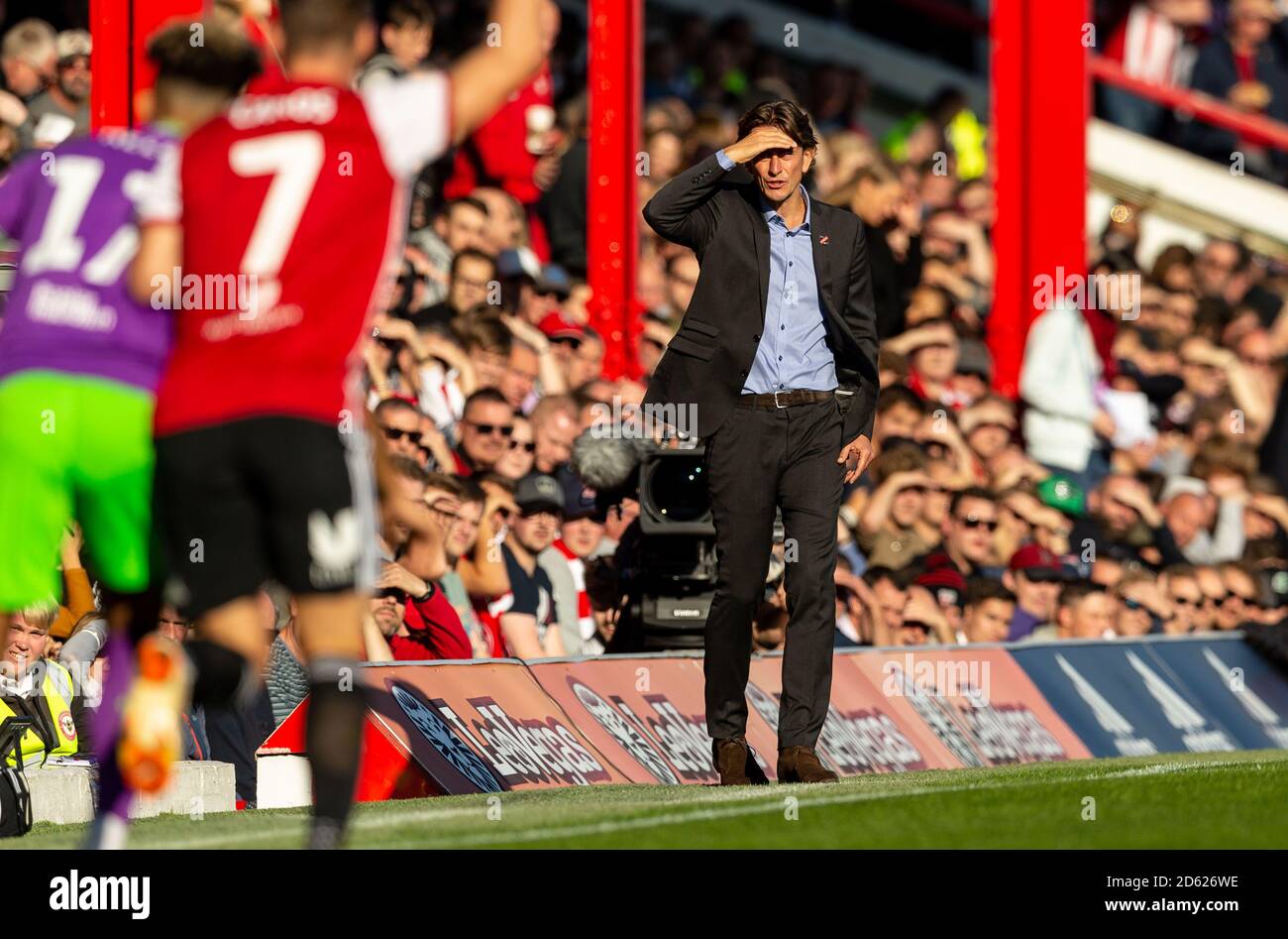 Brentford manager Thomas Frank Stock Photo - Alamy