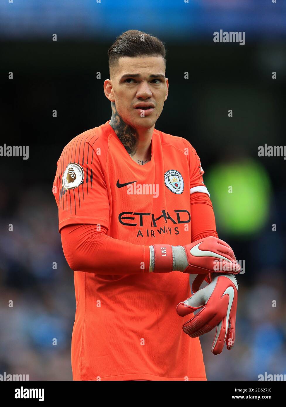 Manchester City goalkeeper Ederson Stock Photo - Alamy