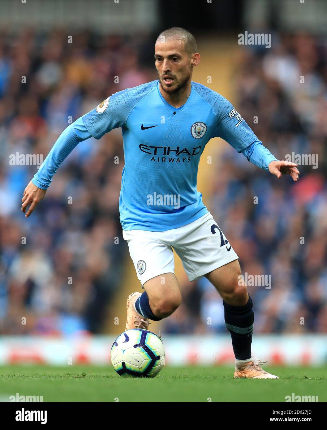 David Silva, Manchester City Stock Photo - Alamy