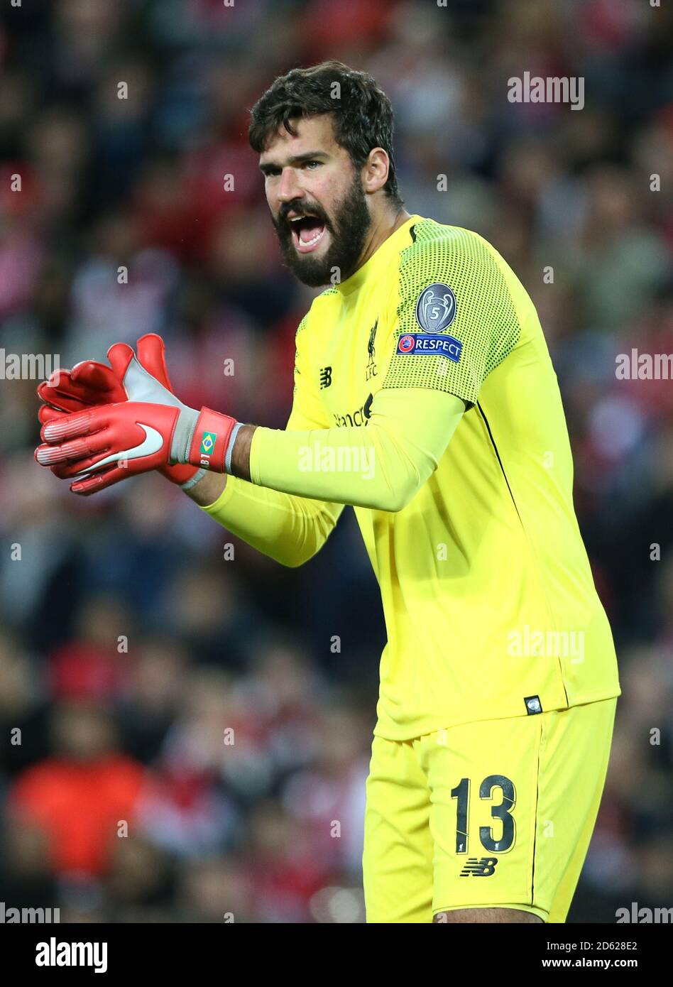 Liverpool's goalkeeper Alisson Becker Stock Photo - Alamy