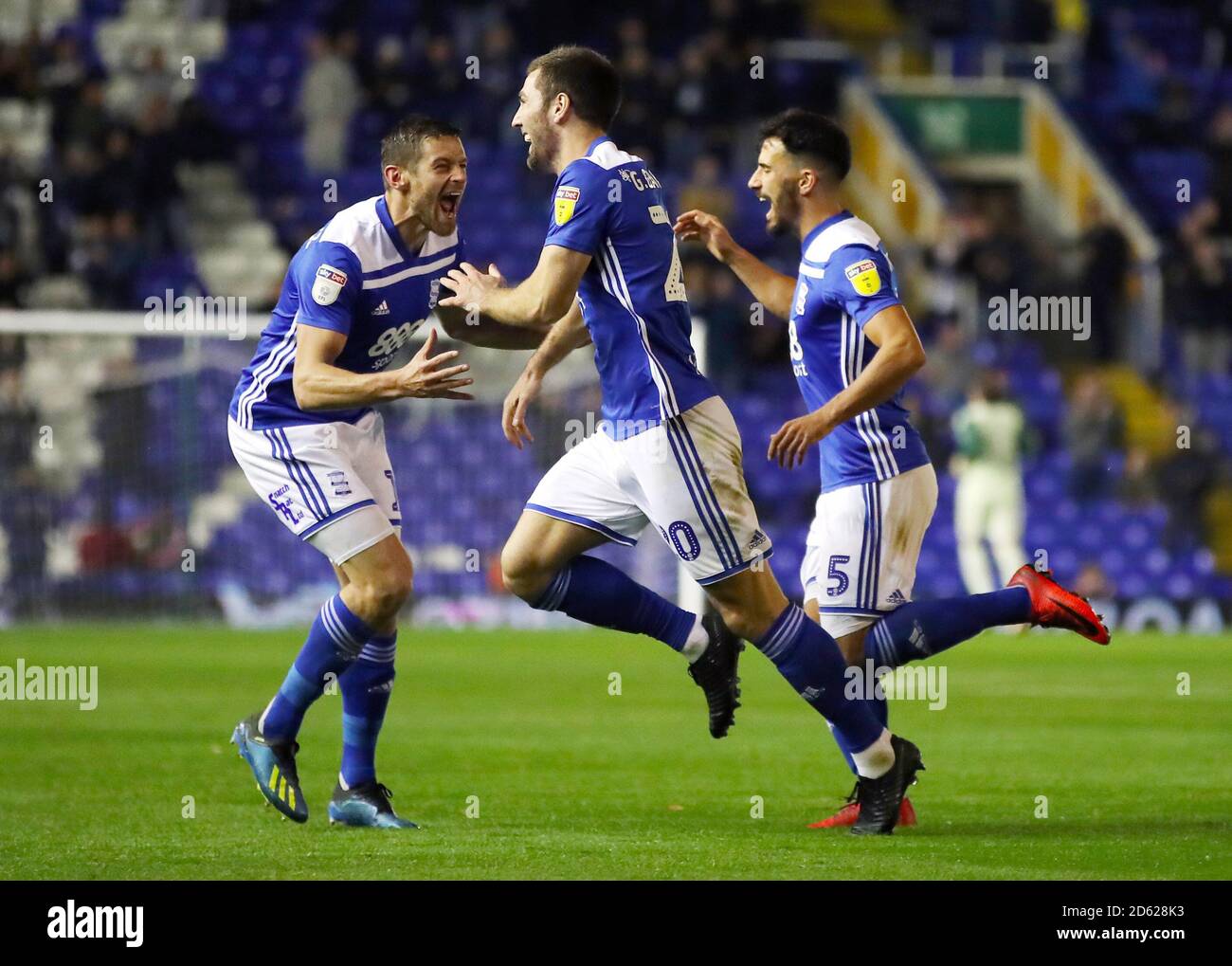 Birmingham City's Gary Gardner (centre) celebrates with Birmingham City ...