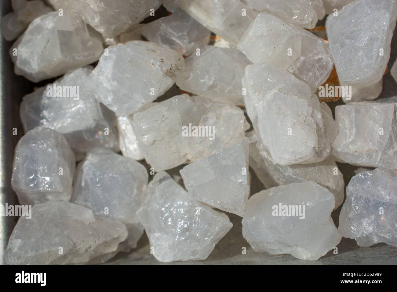 moonstone (adular) gem stone as natural mineral rock specimen Stock ...