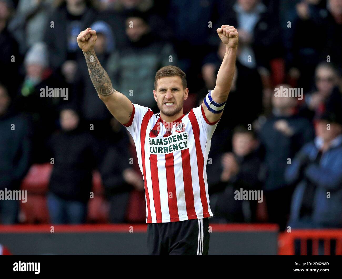 Sheffield United's Billy Sharp celebrates after he scores his sides ...