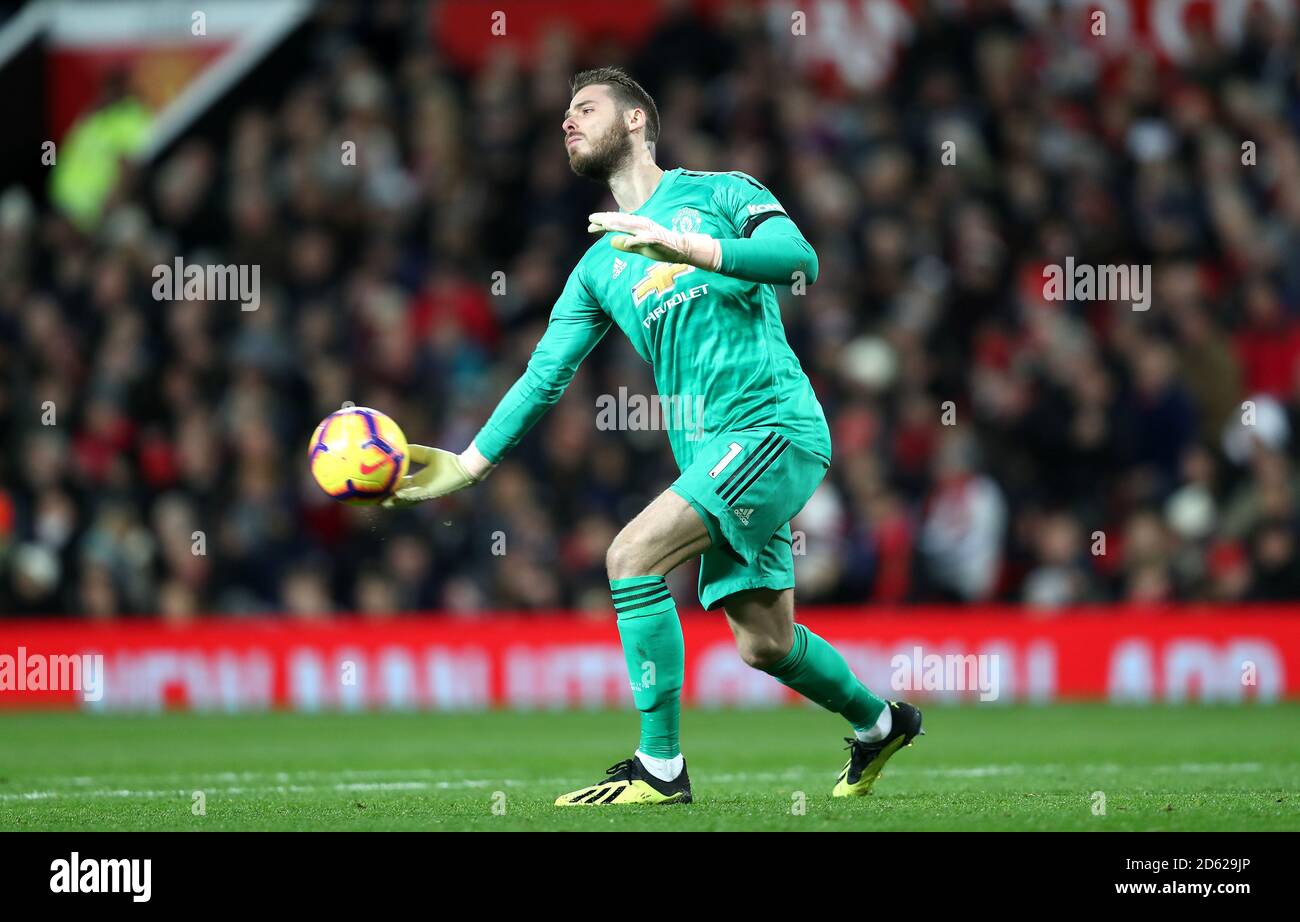 Manchester United goalkeeper David de Gea Stock Photo - Alamy