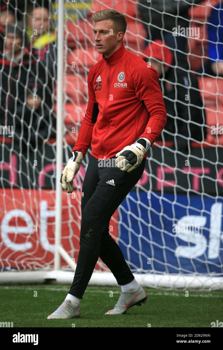 Sheffield United's goalkeeper Simon Moore Stock Photo - Alamy