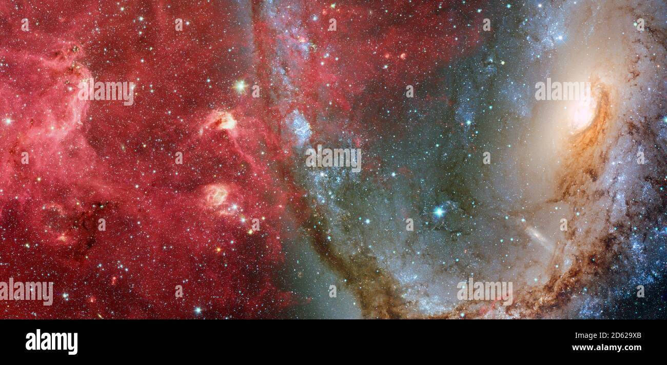 Spiral galaxy. Deep cosmos. Outer space. Elements of this image ...