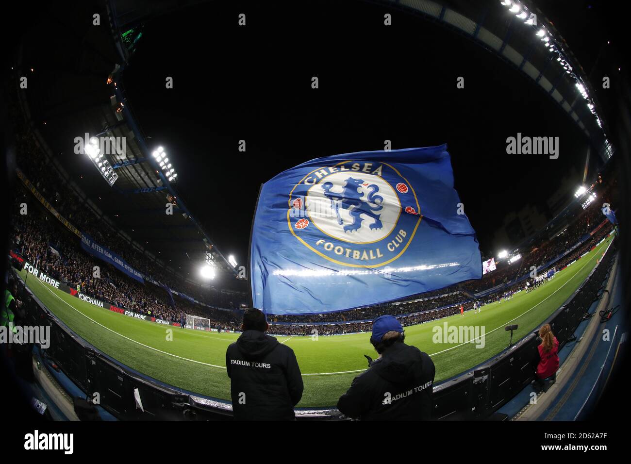 Chelsea fans in the stands hi-res stock photography and images - Alamy